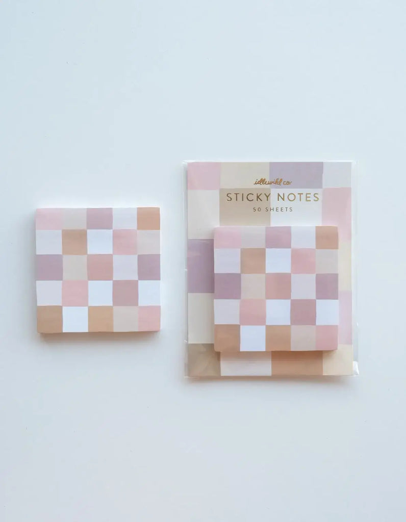 Nude Checks Die-Cut Sticky Note Pad by Idlewild Co. – Dotters Books